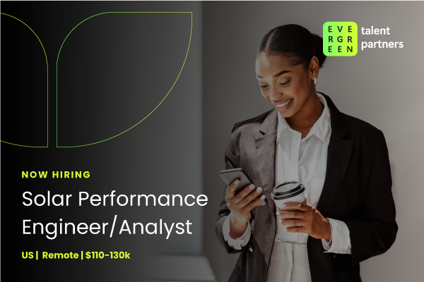 Apply Now | Solar Performance Engineer/Analyst